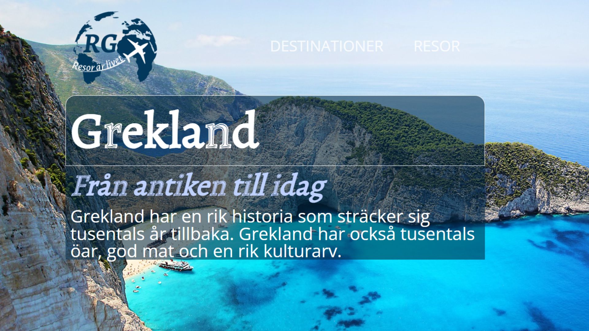 Grekland - lär känna ett underbart land som alla vill besöka