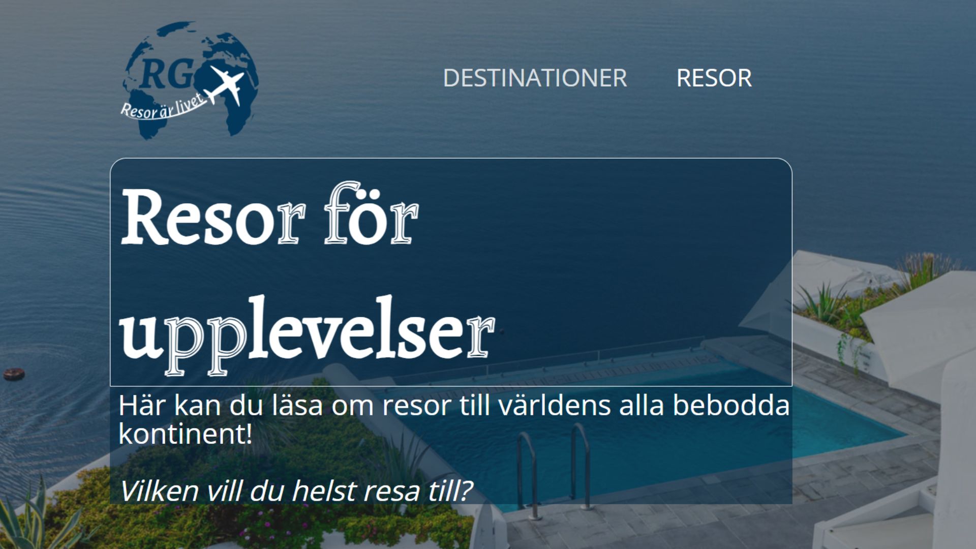 Resor för upplevelser - Resorglobal